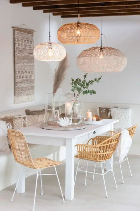 14 Simply BEAUTIFUL Boho Dining Room Ideas To Inspire You! - hip&home